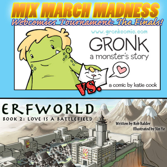 Mix March Madness Finals: Erfworld vs. Gronk! | ComicMix